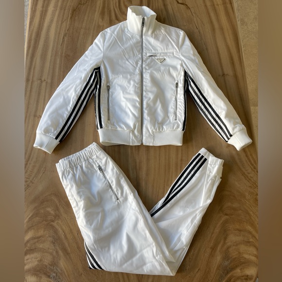Prada | Pants & Jumpsuits | Prada X Adidas Renylon Tracksuit | Poshmark